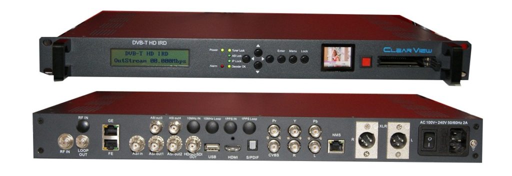 ClearView KR397X HD Professional DVBT IRD with LCD monitor – Kristal ...