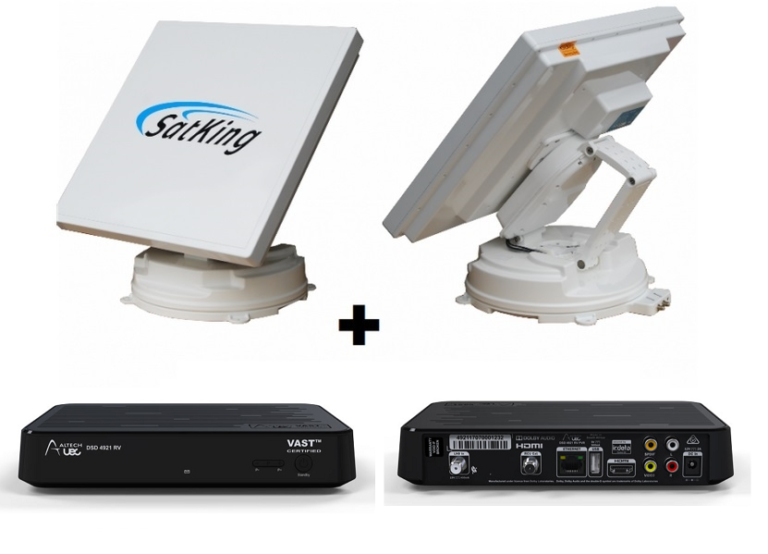 SatKing ProMax Fully Automatic Dish with UEC DSD5000 VAST Receiver ...