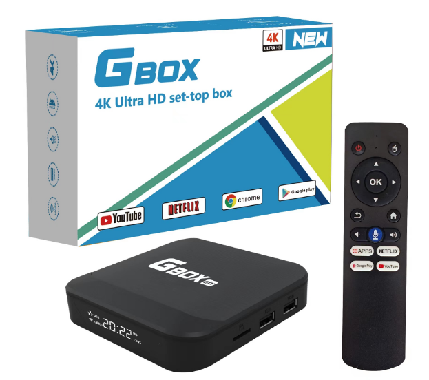 Android 12 4K GBox and 12 months Lavabox International TV Subscription ...