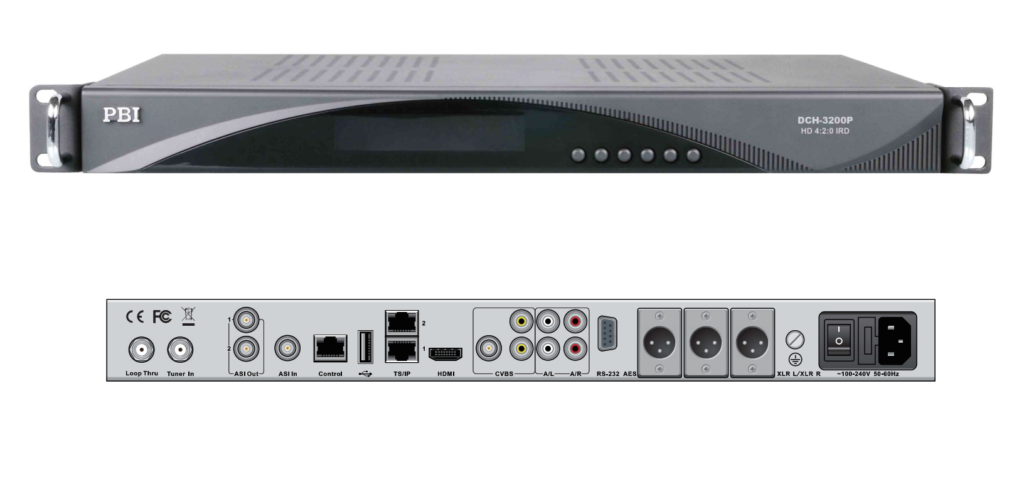 PBI DCH3200P DVBS2 HD MPEG4 IRD – Kristal Electronics